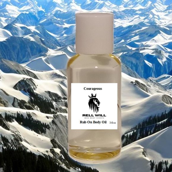 Rell Will | Grooming | Rell Will Courageous Men Rub On Body Oil 3 Fl Oz ...